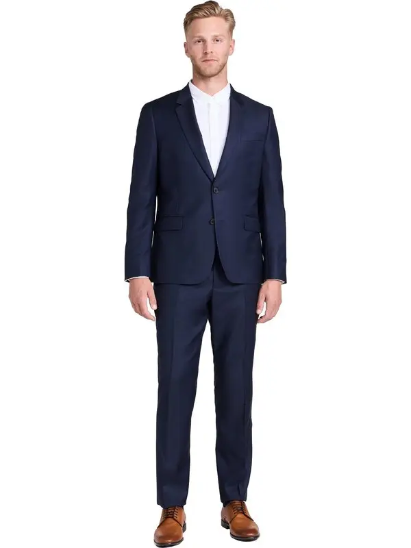 Paul Smith Tailored Fit 2 Button Suit - Dark Navy