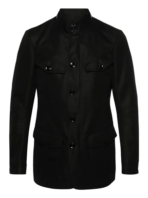 TOM FORD Compact Military Jacket - Black
