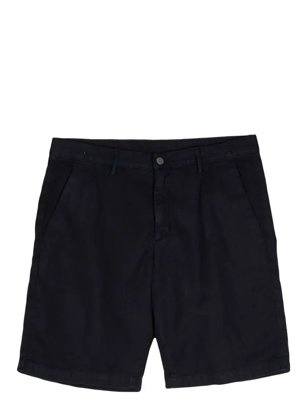 Massimo Alba Vela Pleat-detail Shorts - Blue
