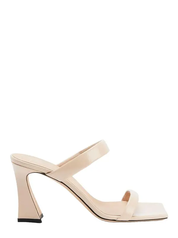 GIUSEPPE ZANOTTI Flamina 85mm Leather Sandals - Neutrals