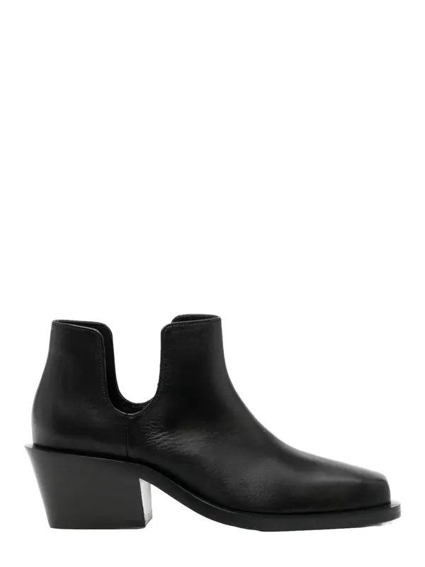 Senso Keanu Leather Ankle Boots - Black