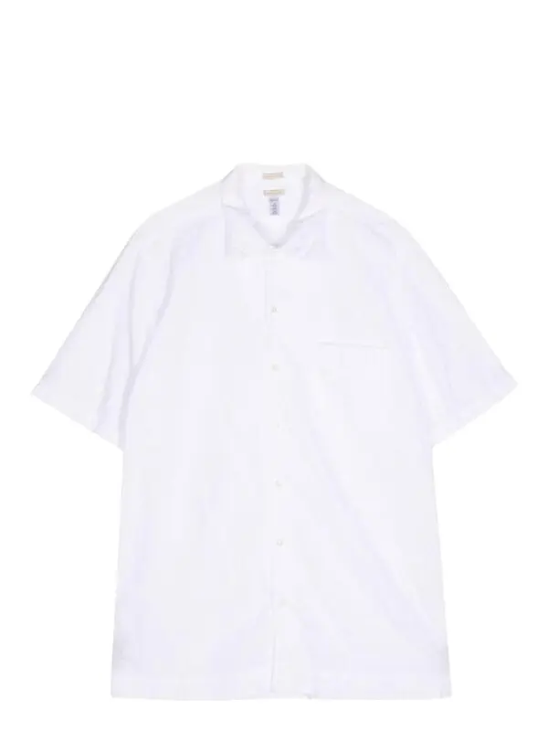 Massimo Alba Venic Cotton Shirt - White