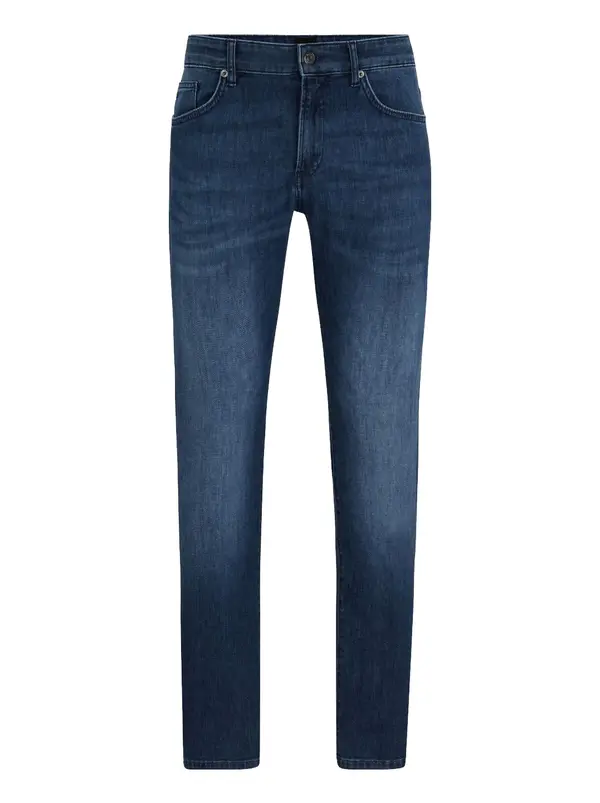 BOSS Slim-fit Stretch-cotton Jeans - Blue