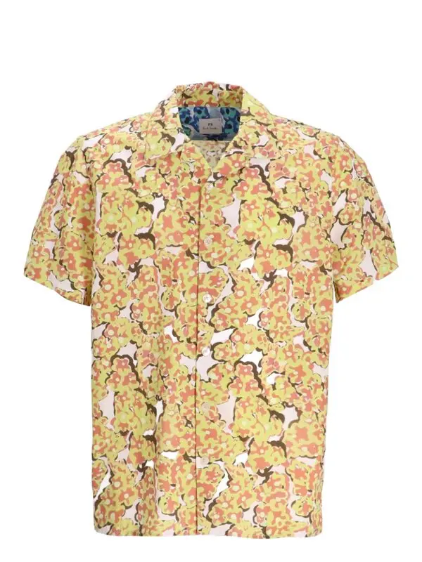 Paul Smith Bold Florals Shirt - Yellow