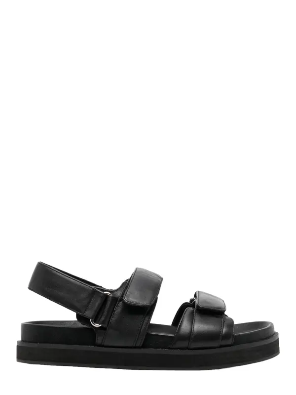 Senso Zina Leather Sandals - Black