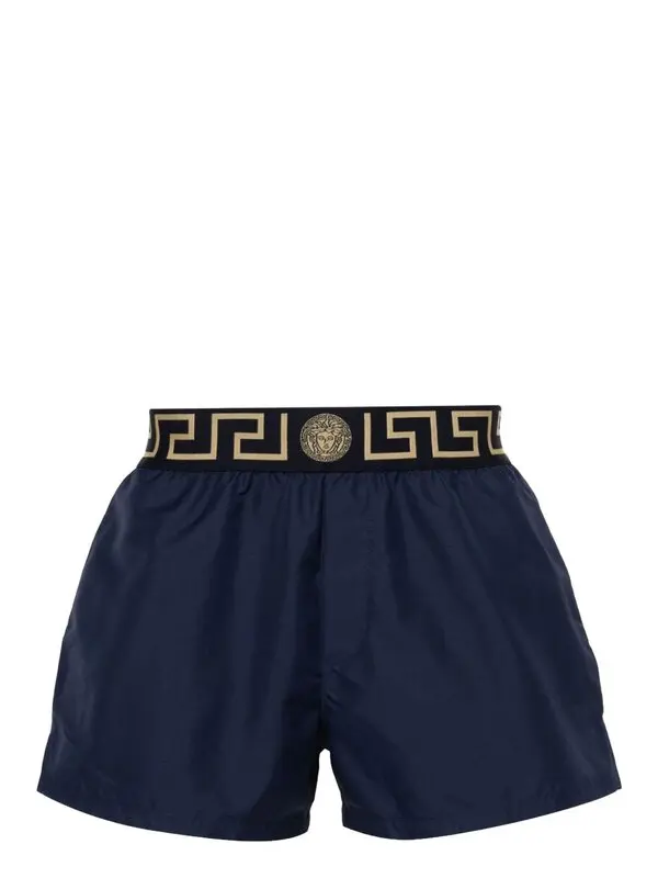 Versace Greca Medusa Swim Shorts - Blue