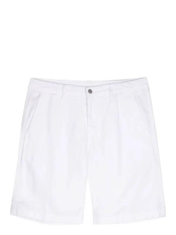 Massimo Alba Vela Pleat-detail Shorts - White