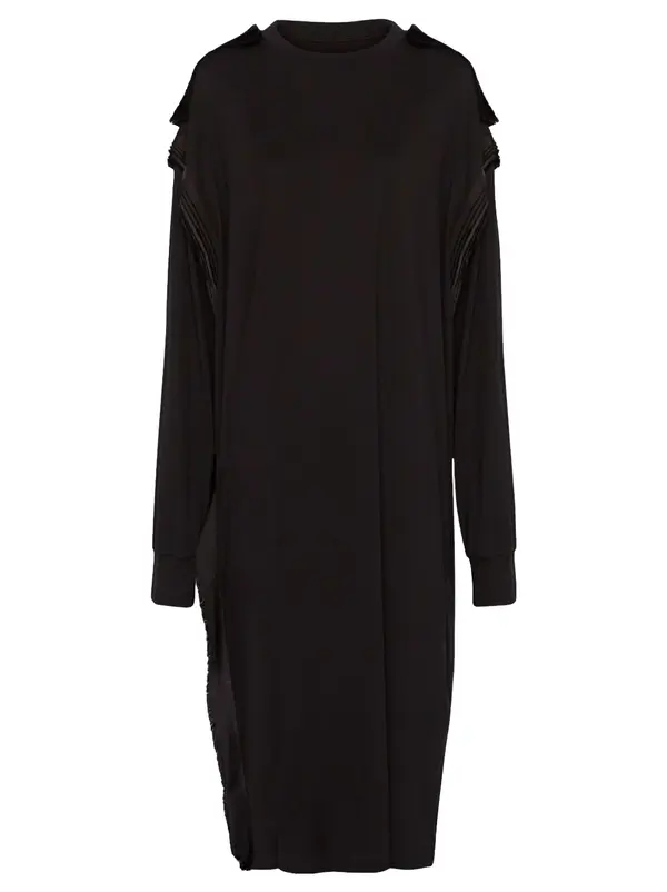 MAISON MARGIELA Long-sleeve Midi Dress - Black