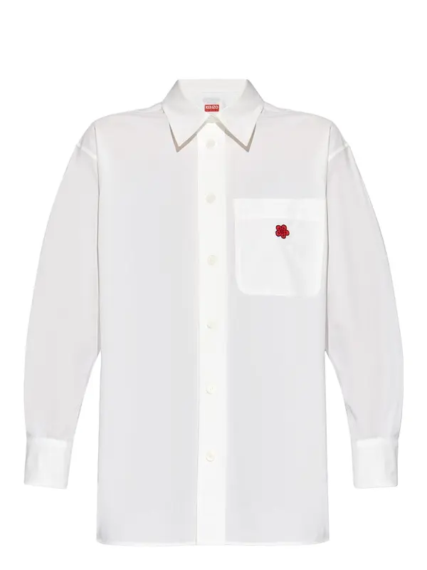 Kenzo Boke Flower Cotton Shirt - White