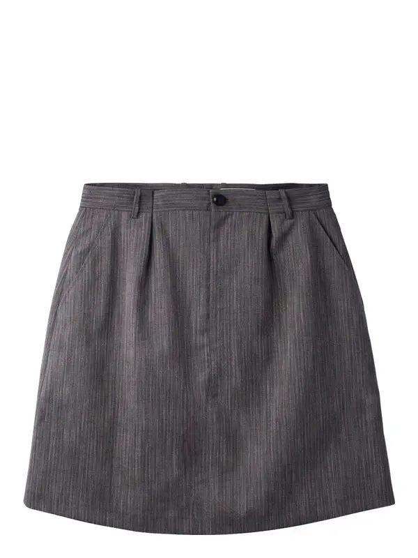 NAMACHEKO Tidan Layered Shorts - Grey