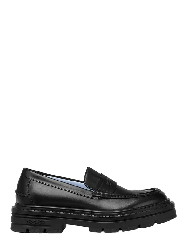 Versace Adriano Loafers - Black