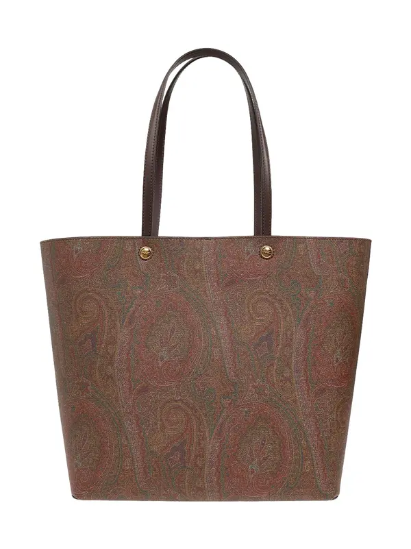 Etro Paisley Print Tote Bag - Brown