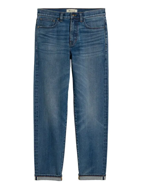 Madewell Relaxed Tapered Stretch Selvedge Jeans - Barrington Wash