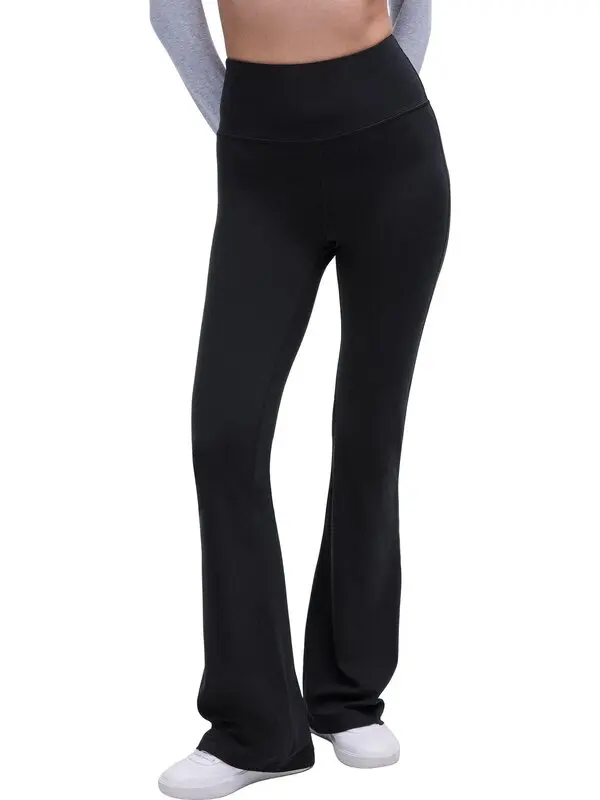 Lululemon Groove Nulu Super-high-rise Flared Pants - Black