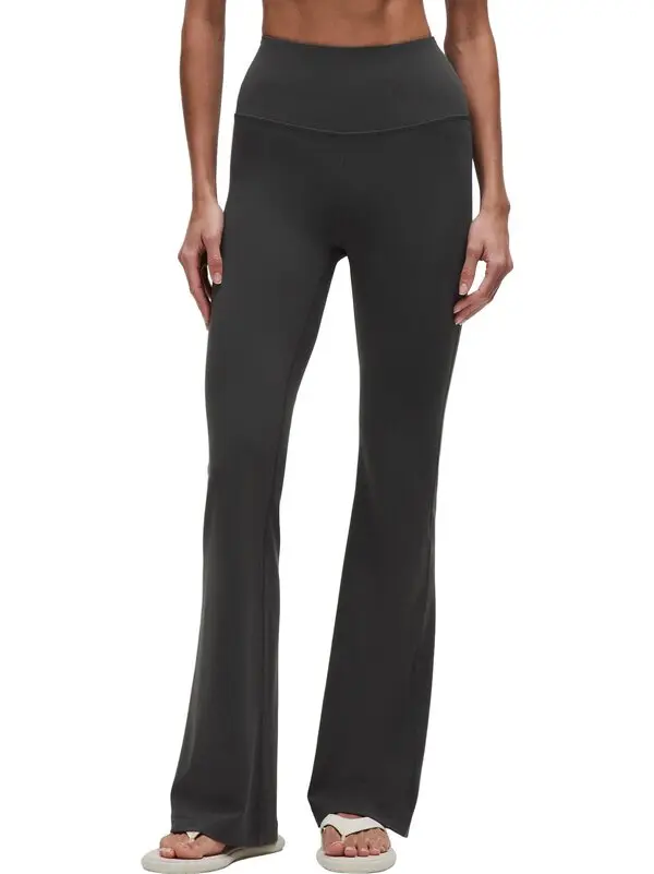 Lululemon Groove Nulu Super-high-rise Flared Pant - Graphite Grey