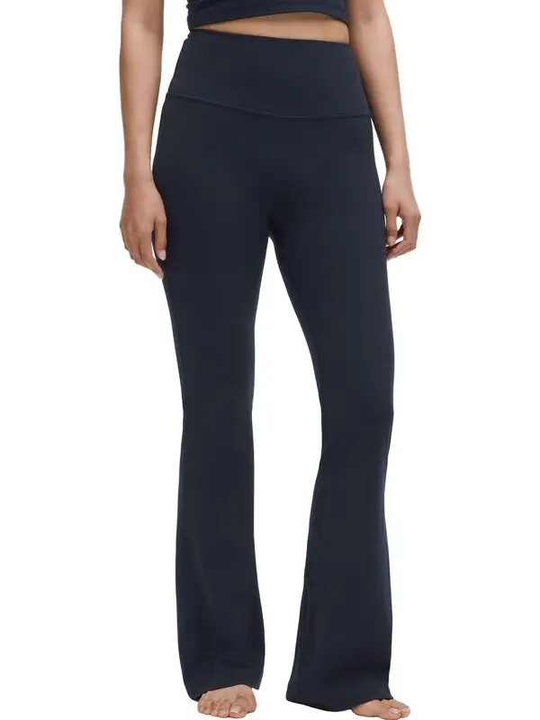 Lululemon Groove Nulu Super-high-rise Flared Pant - True Navy