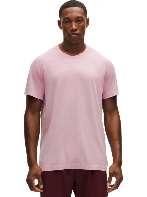 Lululemon Metal Vent Tech Short-sleeve Shirt - Candy Cloud/vapor