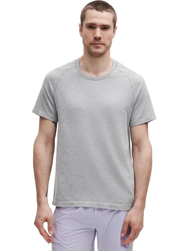 Lululemon Metal Vent Tech Short-sleeve Shirt - Slate/white