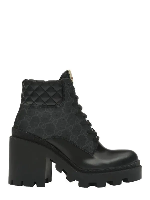 Gucci Gg Ankle Boot - Black