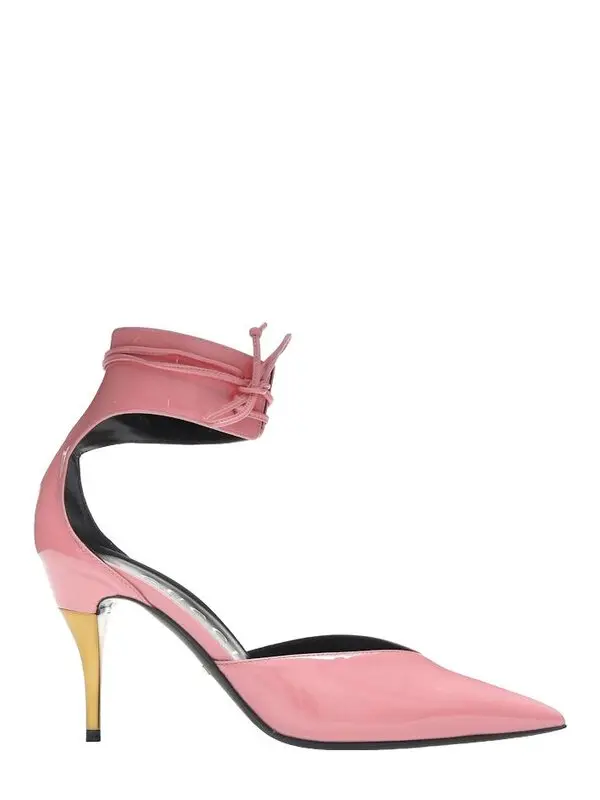 Gucci High Heel Pump With Ankle Cuff - Pink