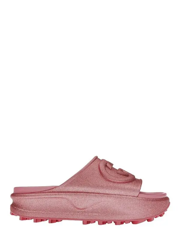 Gucci Interlocking G Slide - Pink