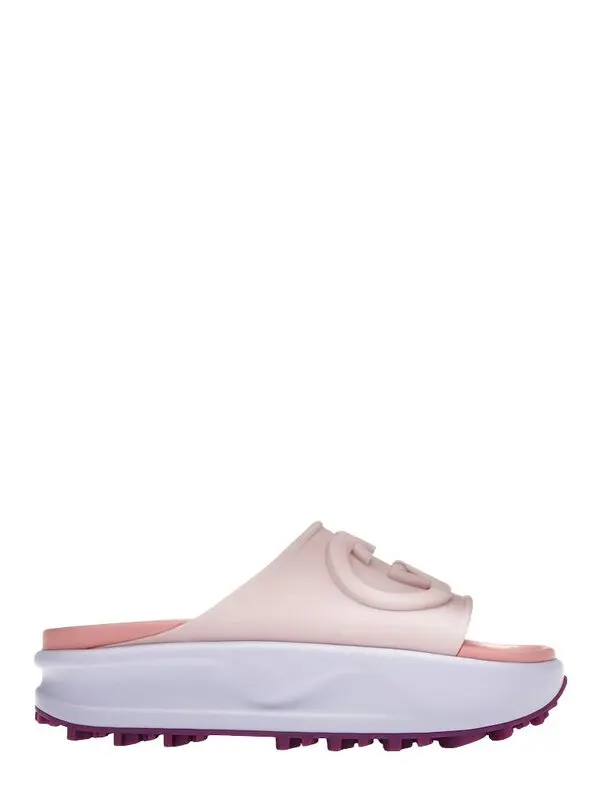 Gucci Interlocking G Slide - Pink/purple