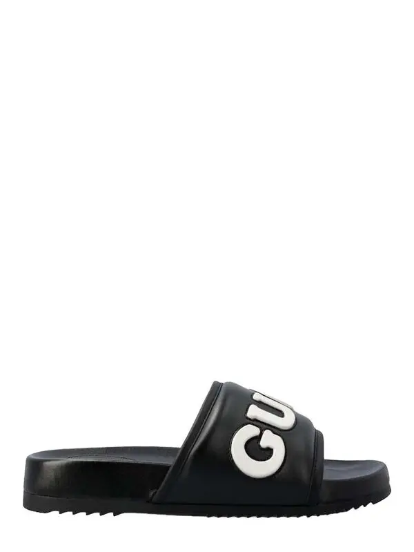 Gucci Logo Slide - Black