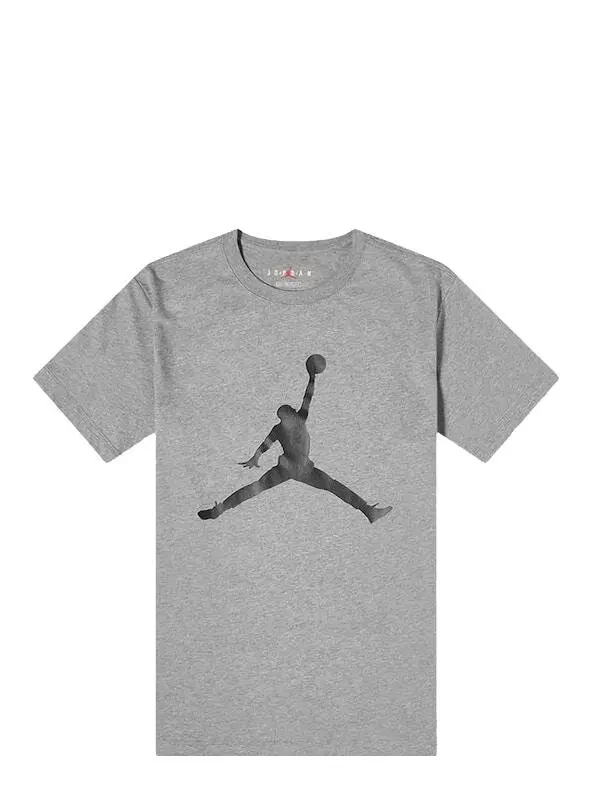 JORDAN Jumpman Logo Short Sleeve T-shirt - Gray