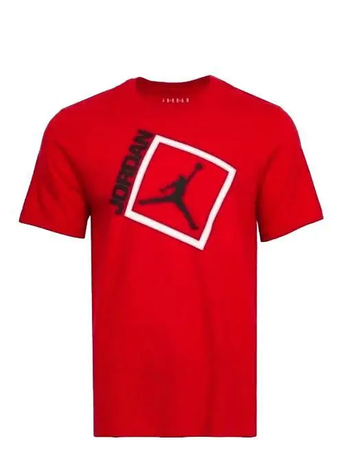 JORDAN Jumpman Box Short Sleeve T-shirt - Red