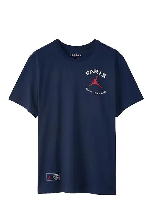 JORDAN Paris Saintgermain Logo T-shirt - Blue