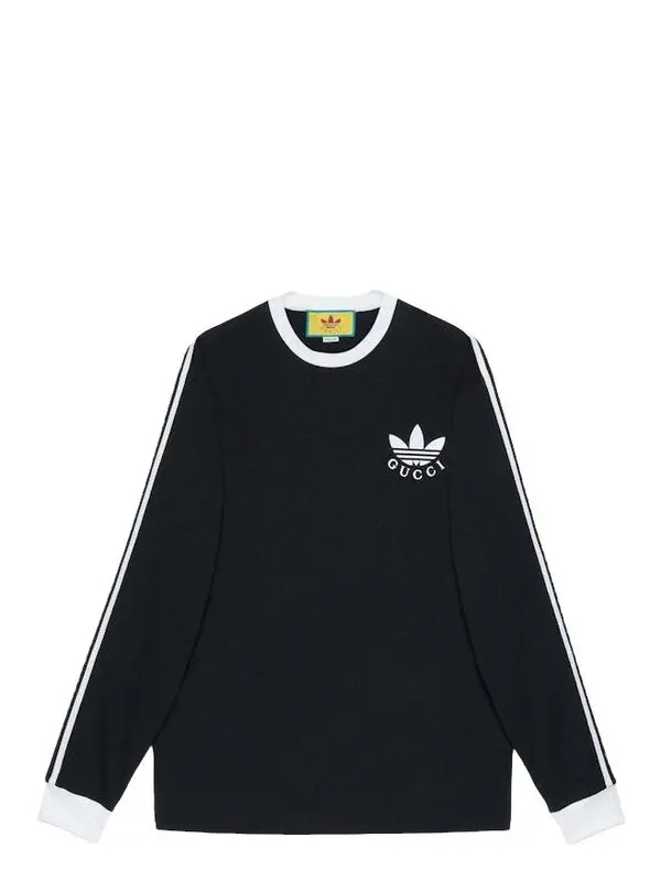 Gucci X Adidas Long Sleeve T-shirt - Black
