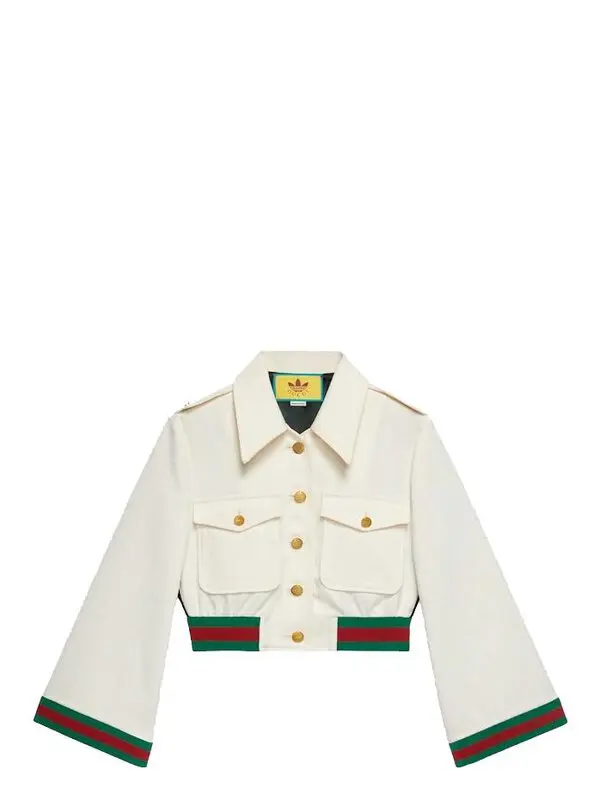 Gucci X Adidas Web Jacket - White