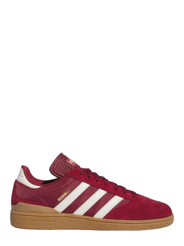 Adidas Busenitz Athletic Sneakers - Collegiate Burgundy/chalk White/gold Metallic