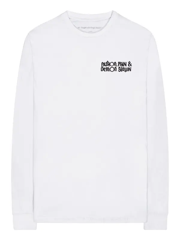 KID CUDI X Virgil Abloh Mr. Rager Iv Longsleeve - White