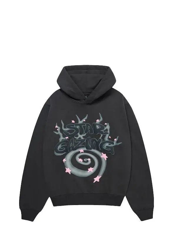 BROKEN PLANET Stargazing Hoodie - Soot Black