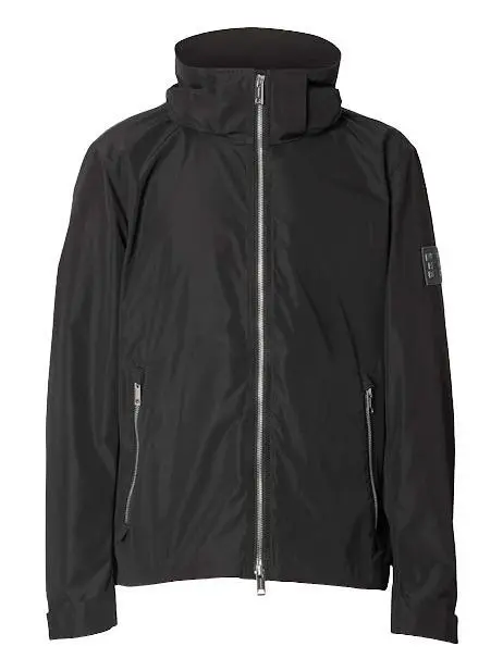 Burberry Packaway Hood Shape-memory Taffeta Jacket - Black