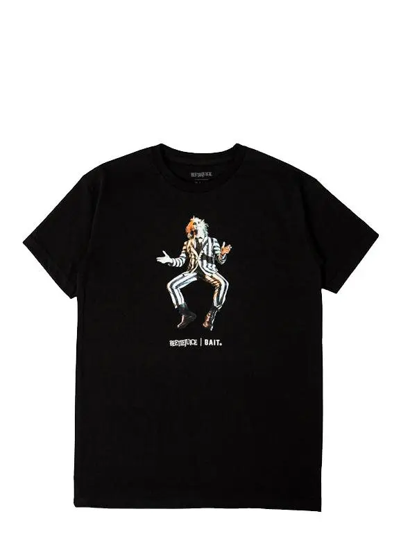 BAIT X Beetlejuice Here Lie Betelgeuse Tee Shirt - Black