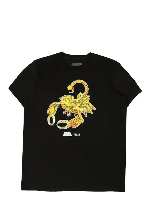BAIT X Saint Seiya Scorpio Gold Tee Shirt - Black