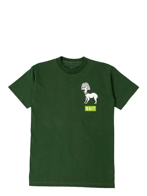 BAIT X Punk Drunkers Alien Tee Shirt - Green