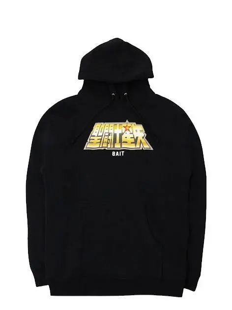 BAIT X Saint Seiya Zodiacs Gold Foil Hoodie - Black