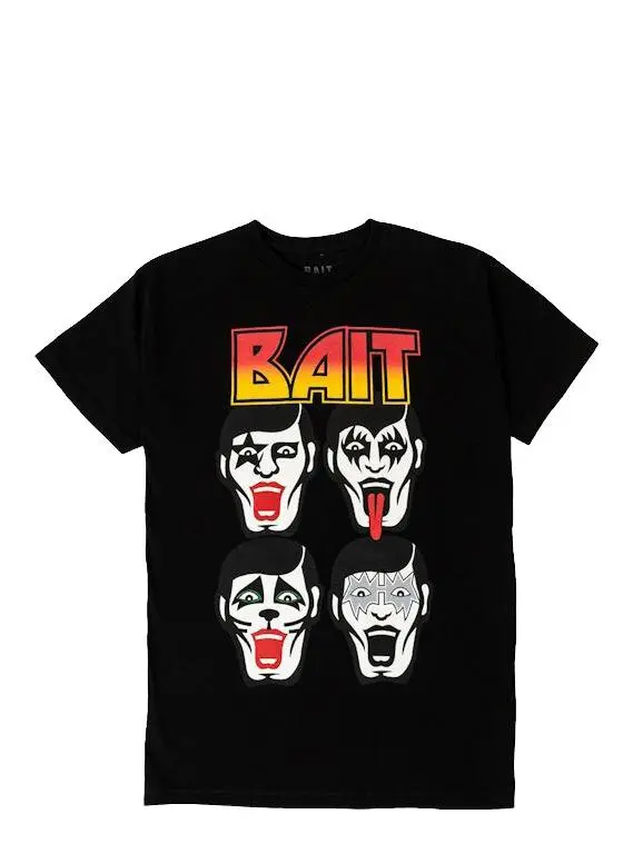 BAIT X Punk Drunkers Tour Tee Shirt - Black