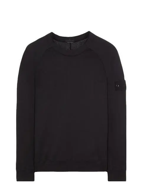 Stone Island Ghost Crewneck Sweatshirt - Black