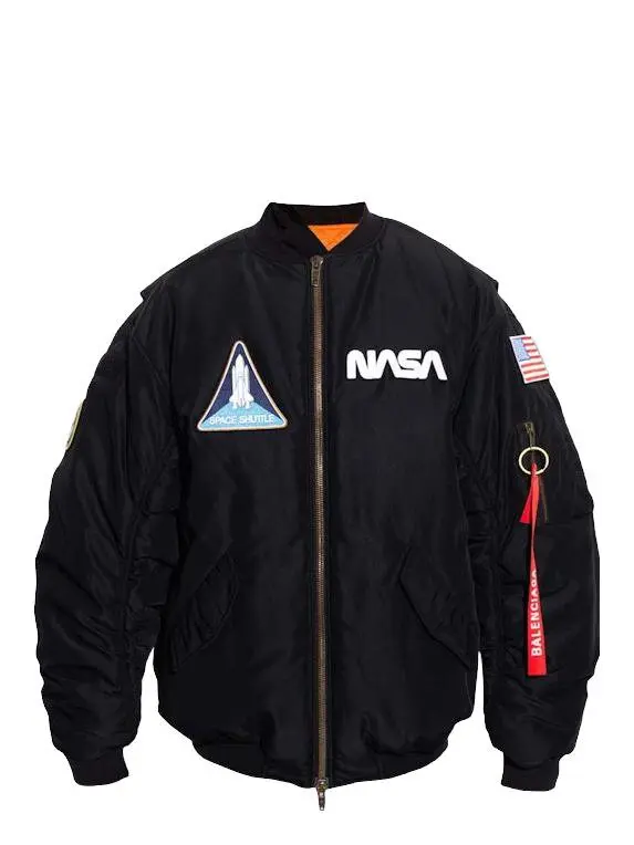 Balenciaga X Nasa Bomber Jacket - Black