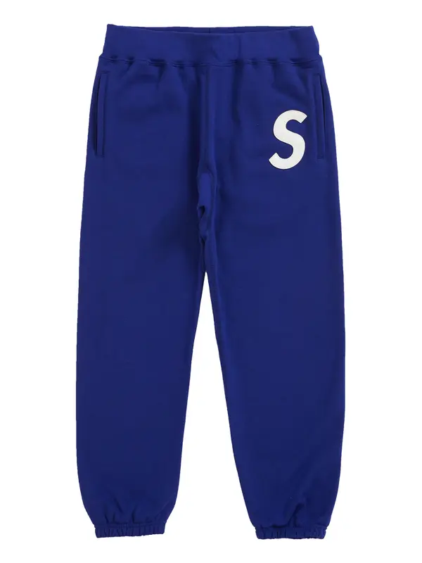 Supreme S Logo Sweatpant - Dark Royal