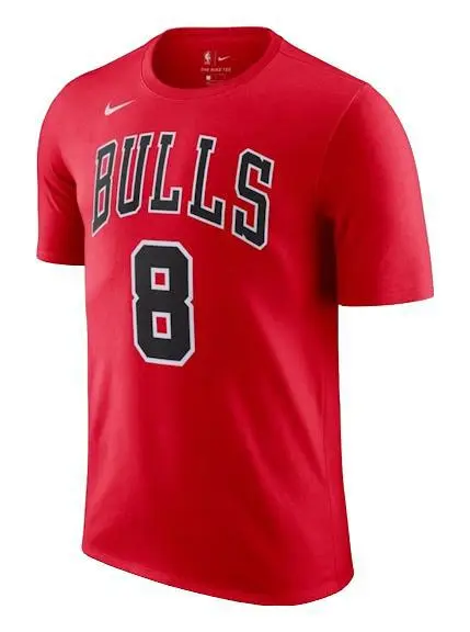 Nike Nba Chicago Bulls Zach Lavine T-shirt - Red