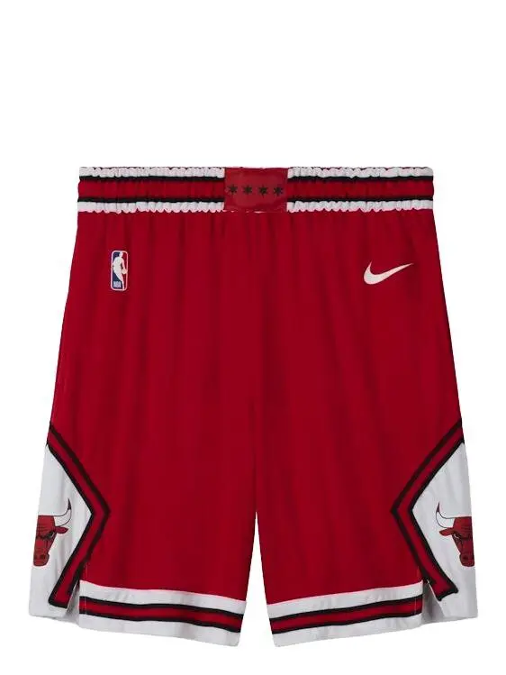 Nike Nba Chicago Bulls Swingman Icon Edition Drifit Shorts - Red