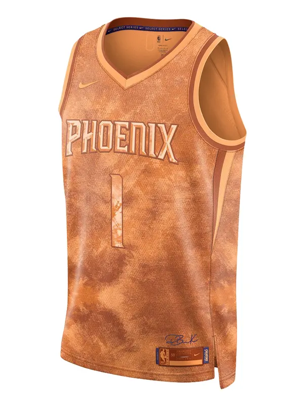 Nike Nba Devin Booker Phoenix Suns 2022/23 Select Series Jersey - Fuel Orange