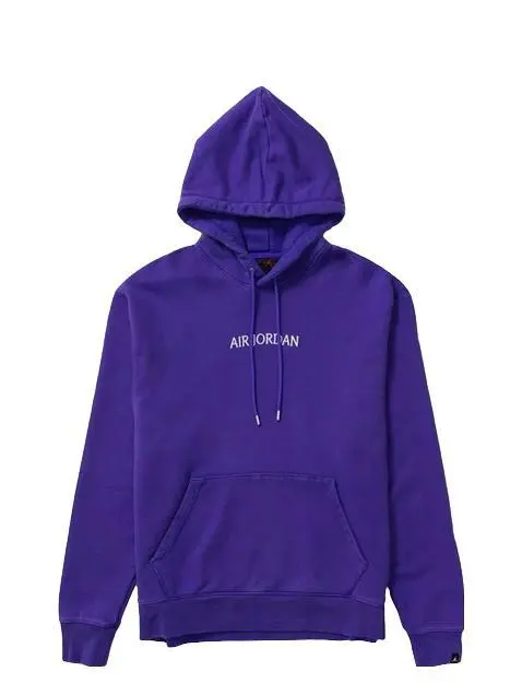 Nike Air Jordan Woodwork Fleece Hoodie - Dark Concord/white
