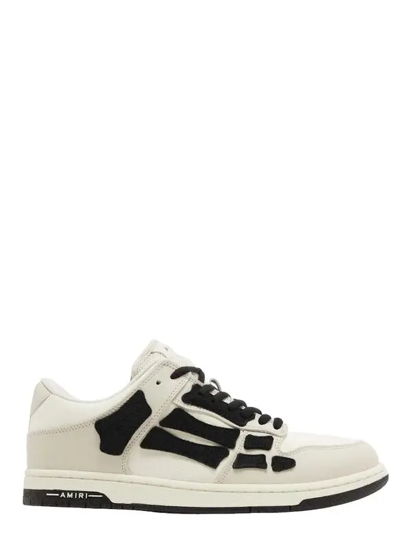 Amiri Skel Top Low Sneakers - Beige/black