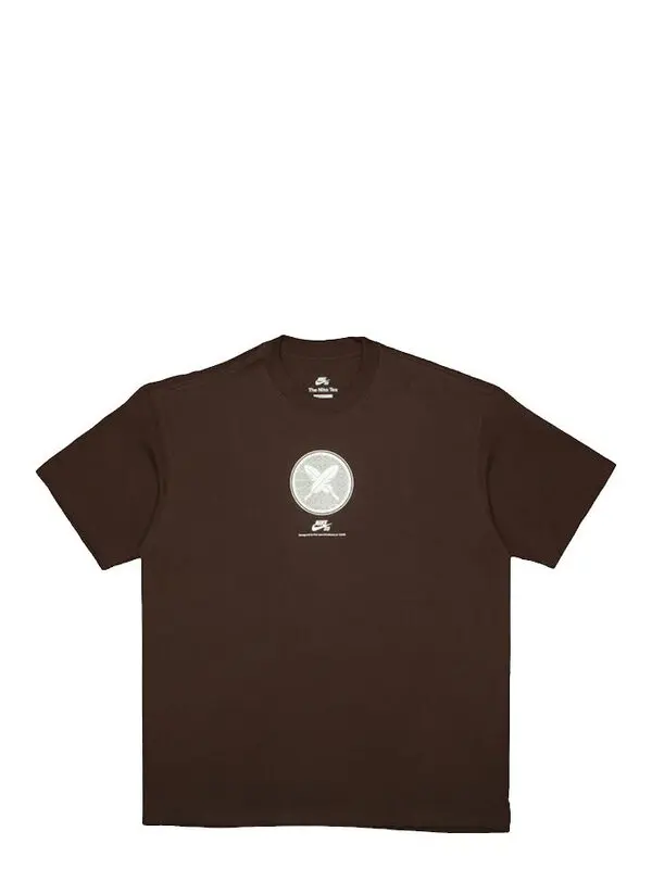 Nike Sb X Yuto Horigome Max90 Tee Shirt - Baroque Brown/white